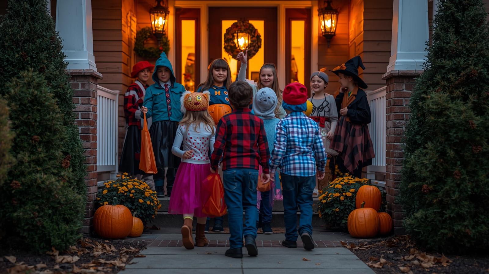 Trick or Treat. A welcoming Porch for Trick or Treaters - House ...